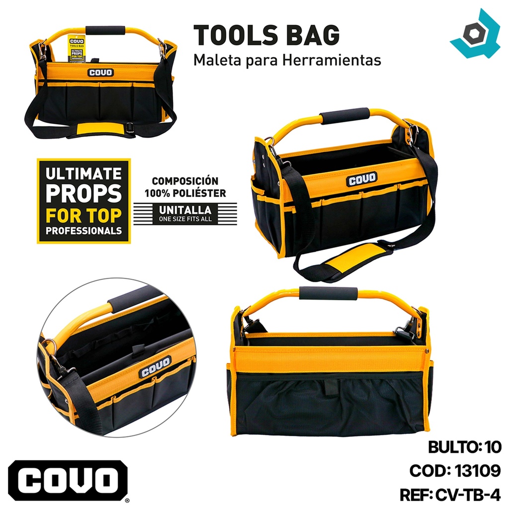 MALETA PARA HERRAMIENTAS COVO | Litani Import Export